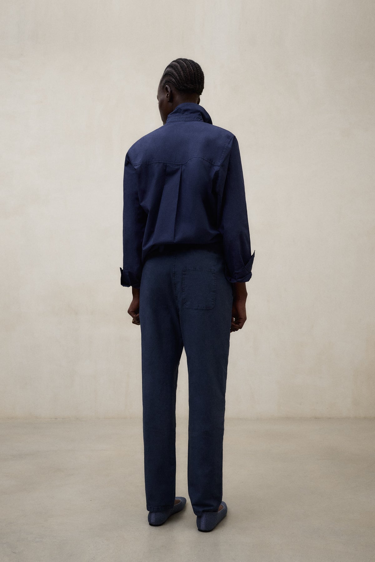 GONGES BLUE PANTS FOR WOMEN | ECOALF